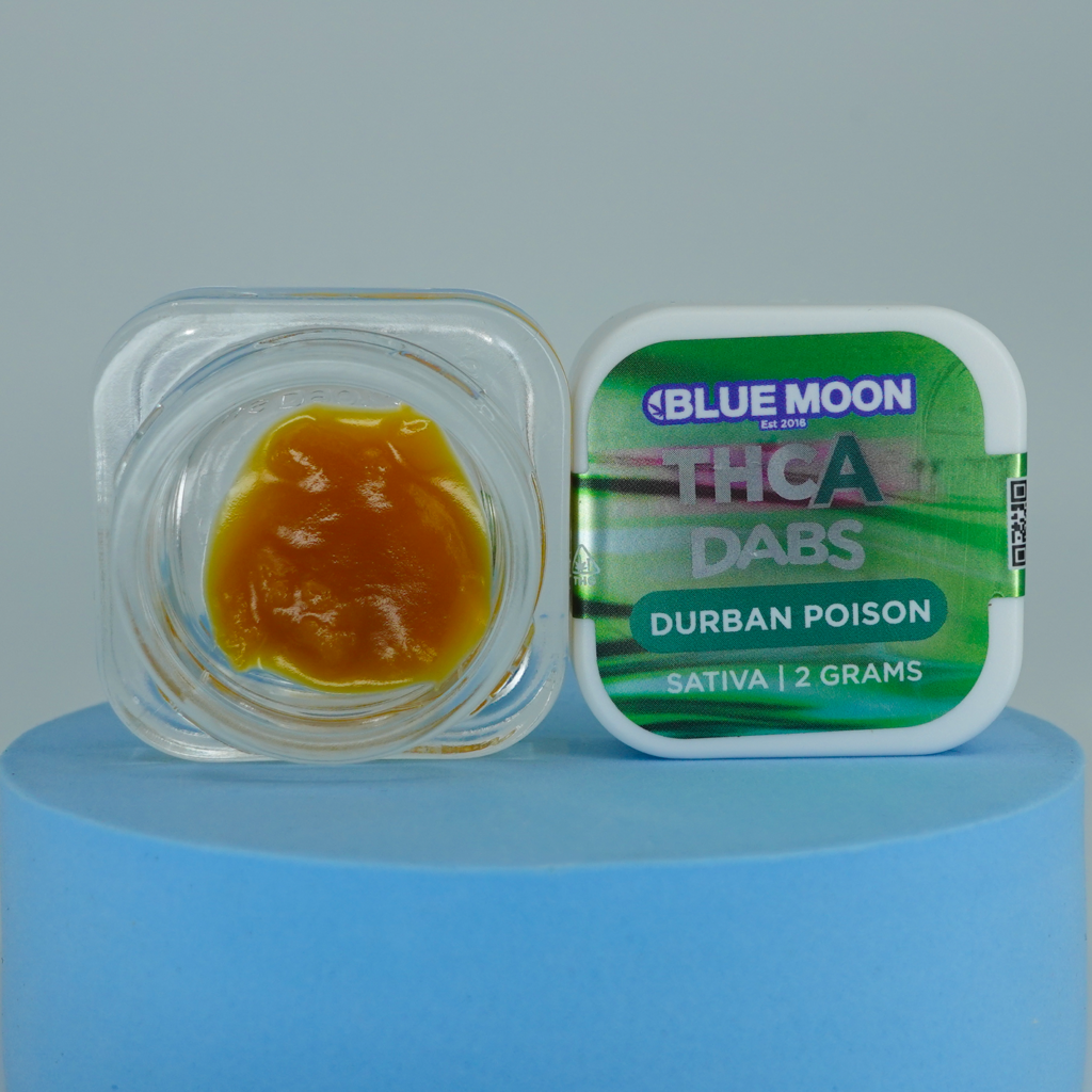 Durban Poison THC-A Dab – 2 Grams - Blue Moon Hemp